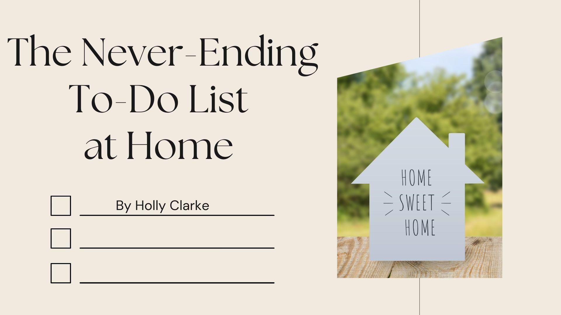 The Never-Ending To-Do List at Home | Haas Financial Group